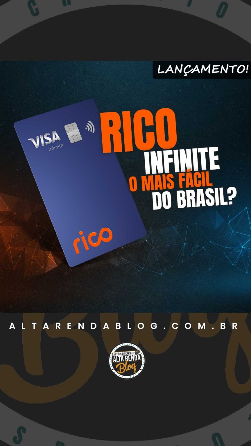 RICO VISA INFINITE | O Cartão de Crédito fácil e sem anuidade da Rico está chegando. - ALTA ...