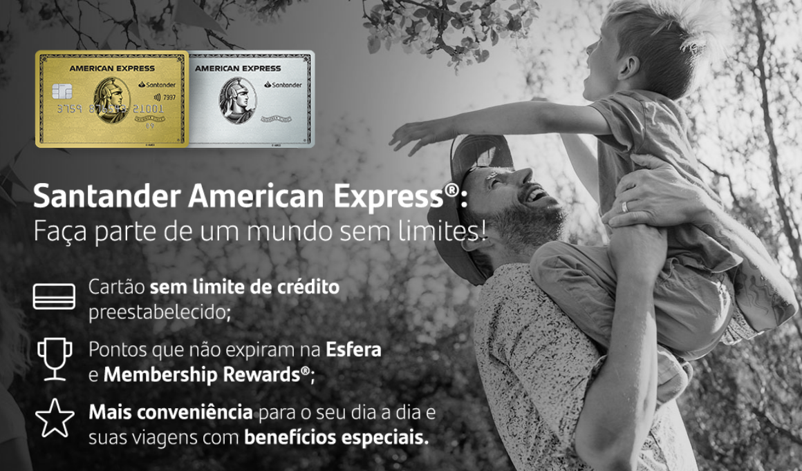 Cartões American Express Santander! Como pedir o seu e para onde enviar ...