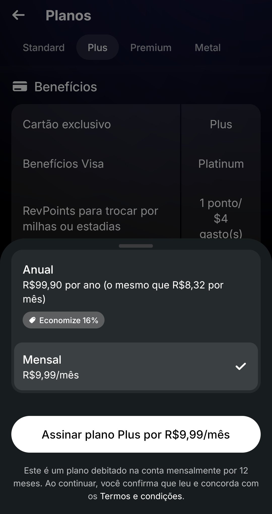 Revolut Visa Infinite! Agora além de sala vip grátis também alimentação ...